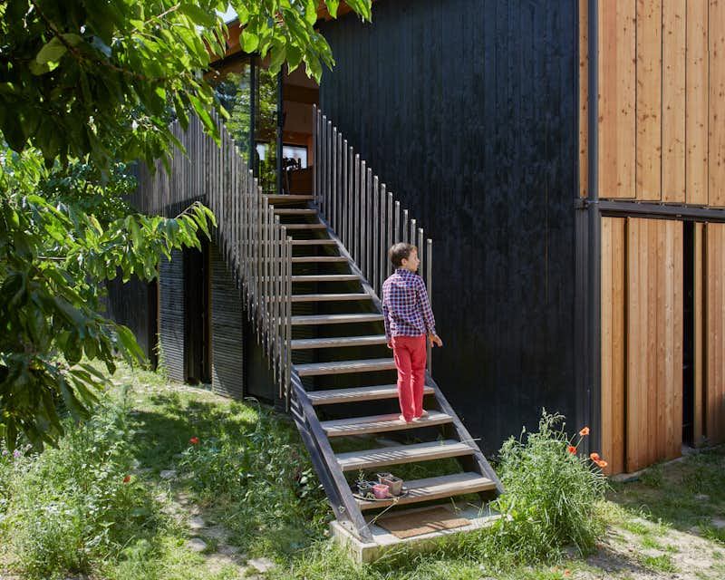 An Eccentric Facade Turns Heads at This House Outside Paris - Dwell