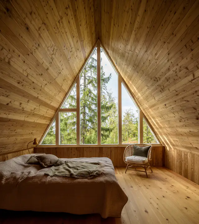 Photo 5 of 7 in This Swedish A-Frame With a Flourish Excels in All ...