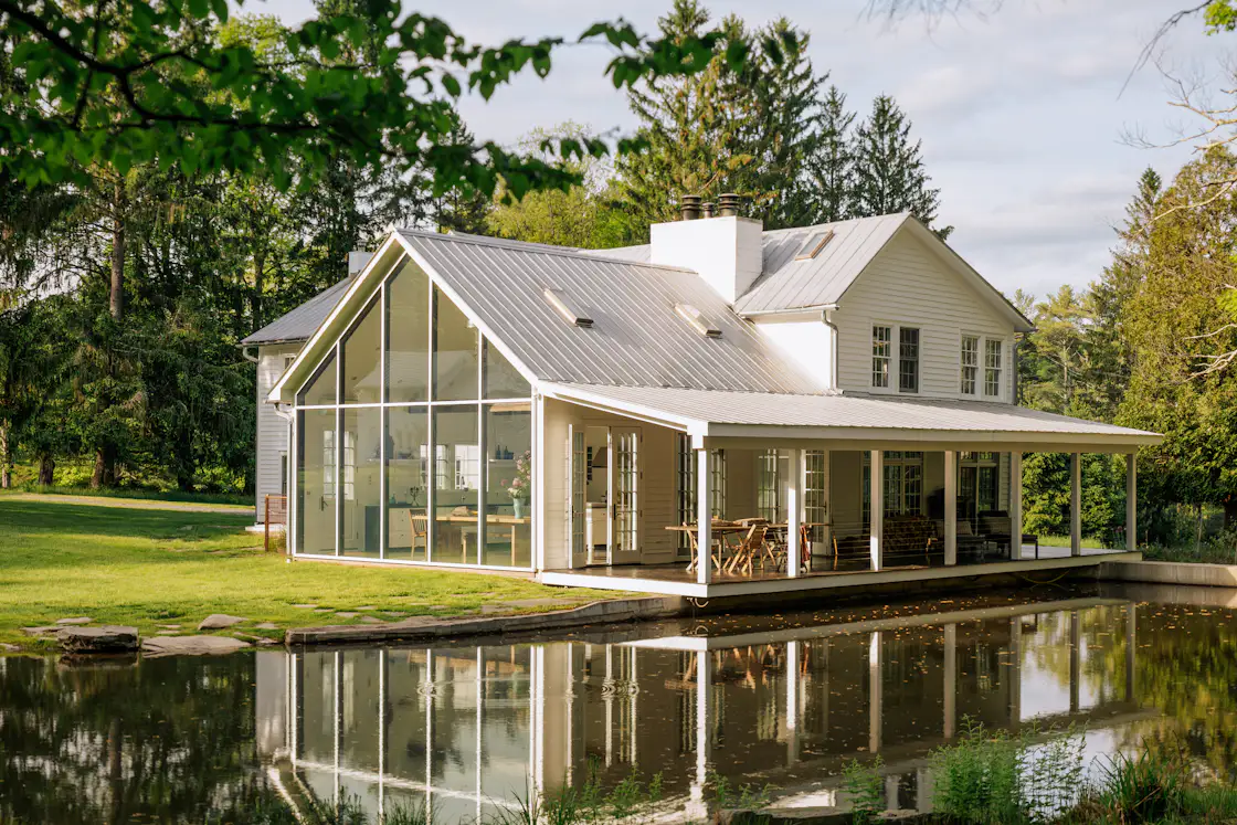 A Centuries-Old “Floating Farmhouse” Lists for $2.9M in the Catskills ...