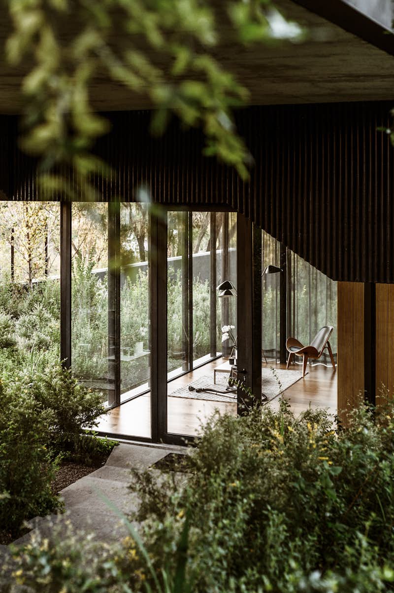 Photo 4 of 17 in A Dark Serpentine Structure Works as a Surprisingly ...