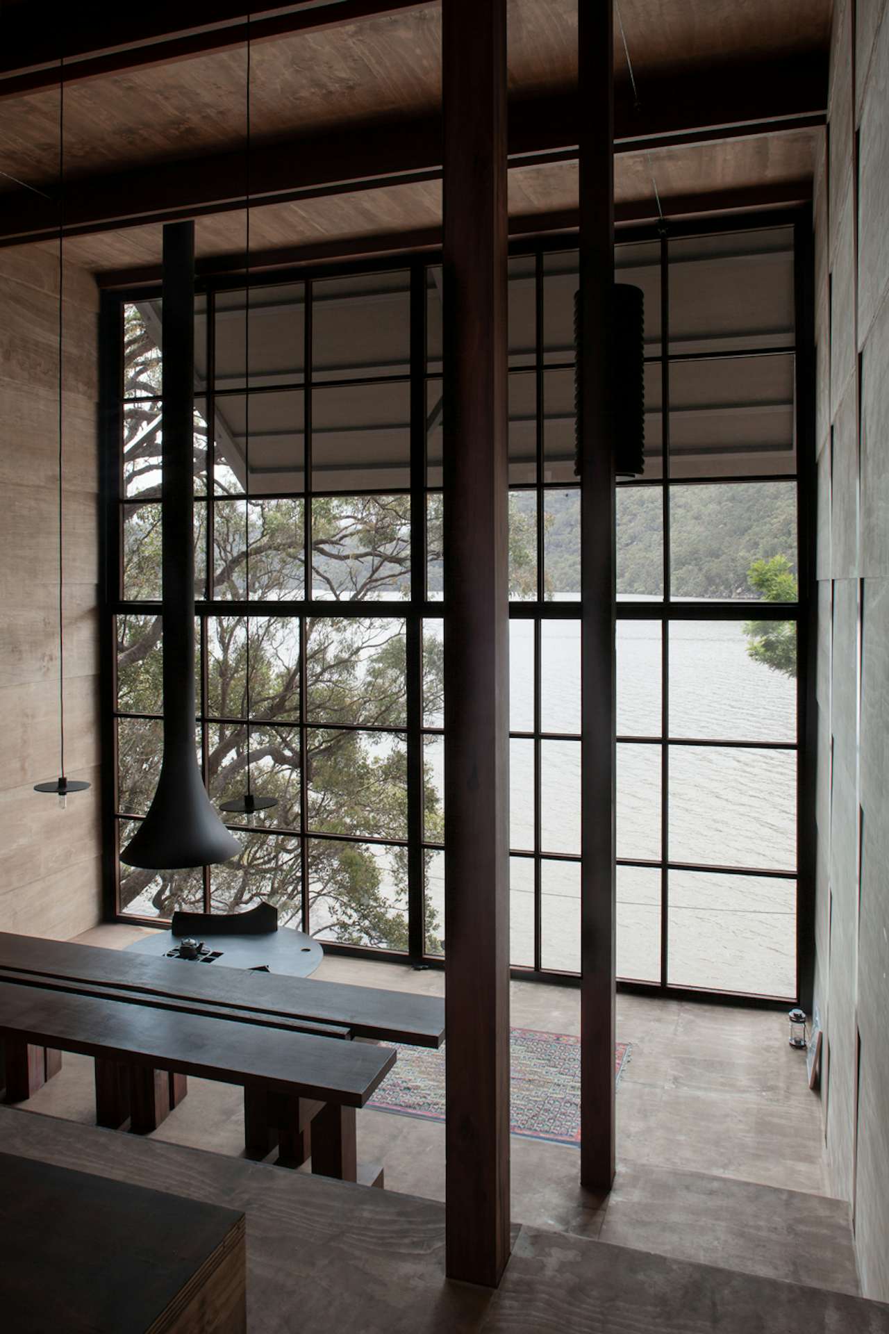 Photo 3 of 11 in A Massive Glass Front Slides Open at This Off-Grid ...