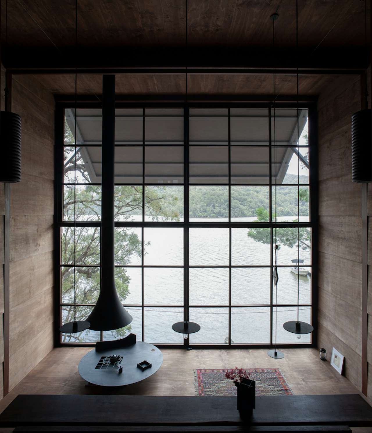 Photo 3 of 11 in A Massive Glass Front Slides Open at This Off-Grid ...