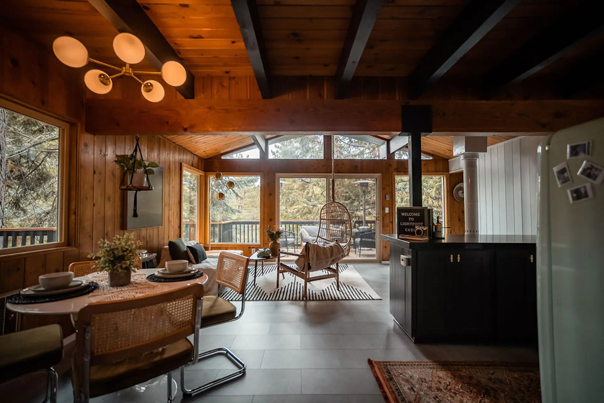 A Cozy Cabin in Southern California Conceals a Screening Room Fit for ...