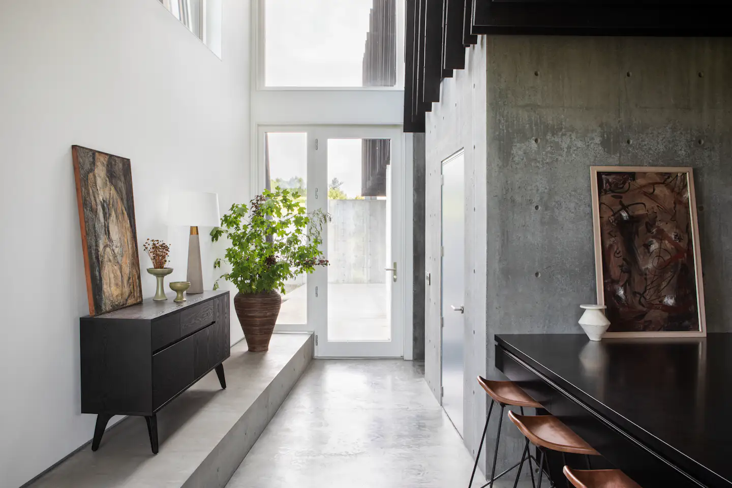 Photo 2 of 10 in A Slanted Home Clad in Charred Wood Asks $2.3M in ...