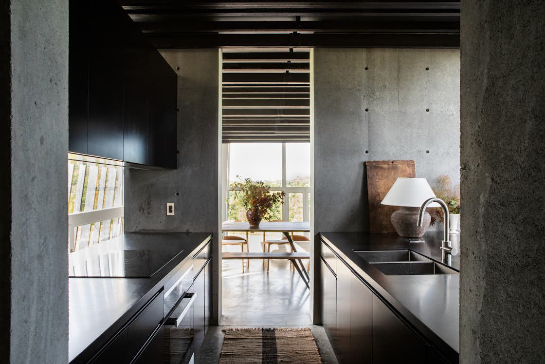 Photo 4 of 10 in A Slanted Home Clad in Charred Wood Asks $2.3M in ...