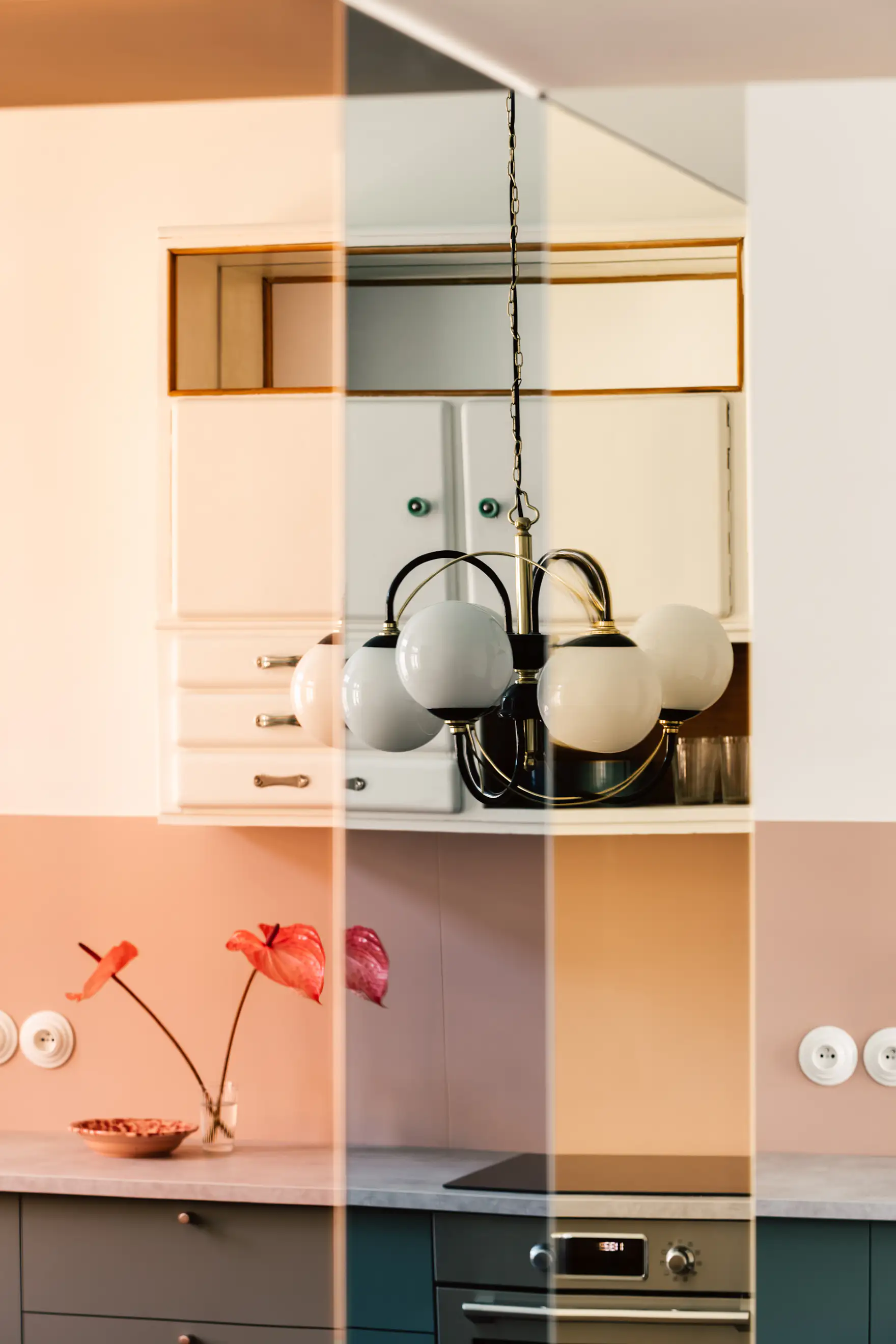Photo 11 of 15 in Pastel Colors and Vintage Furnishings Rule in This ...