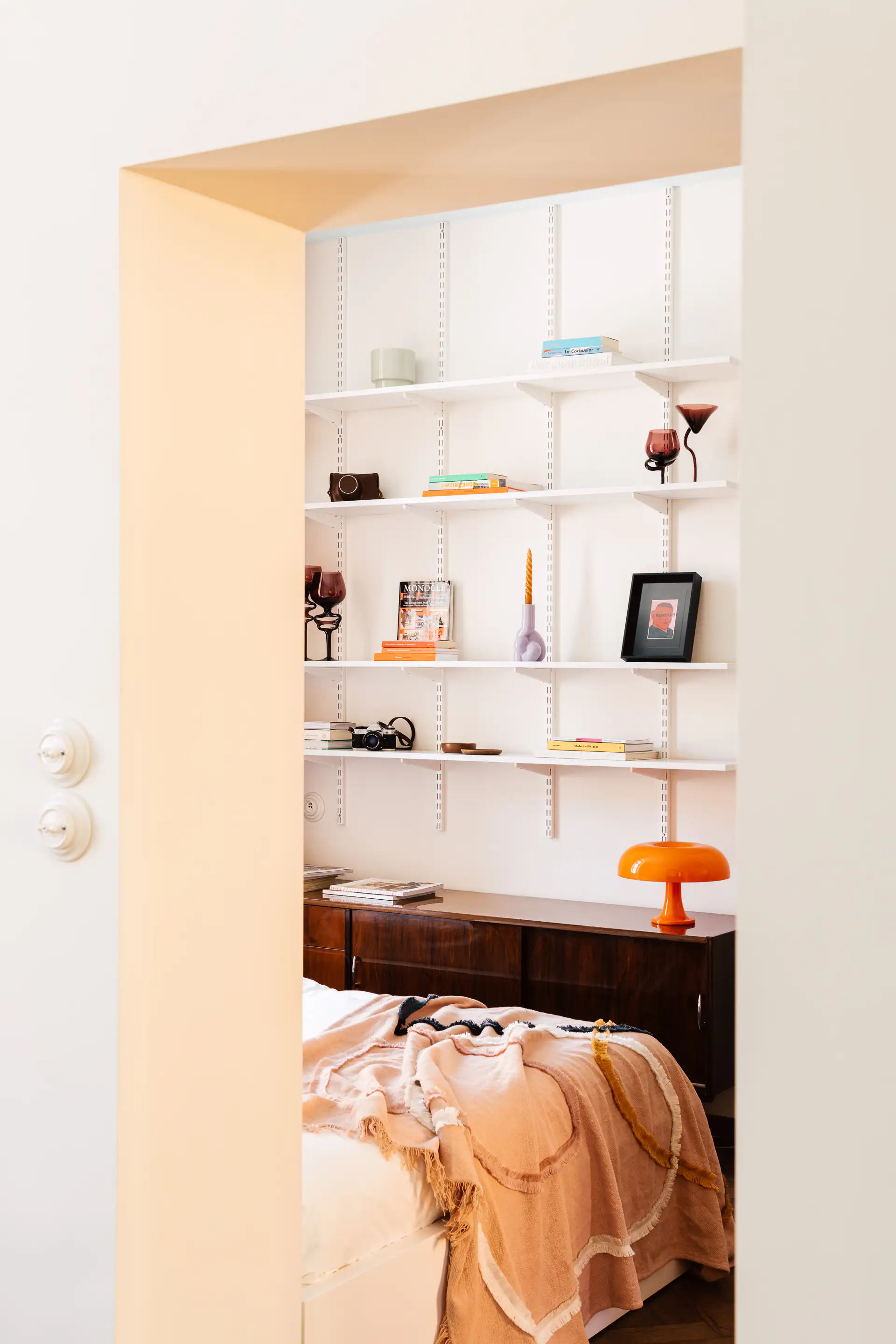 Photo 6 of 15 in Pastel Colors and Vintage Furnishings Rule in This ...