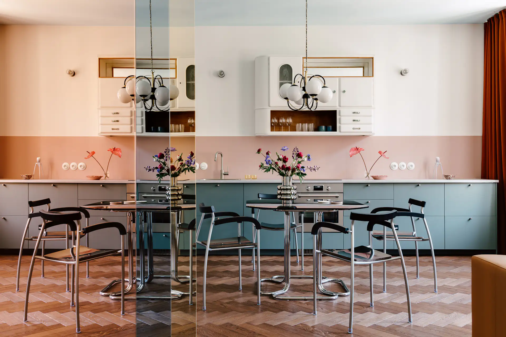 Photo 5 of 15 in Pastel Colors and Vintage Furnishings Rule in This ...