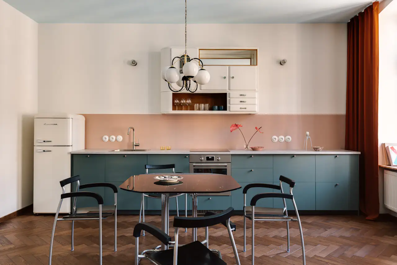 Photo 3 of 15 in Pastel Colors and Vintage Furnishings Rule in This ...