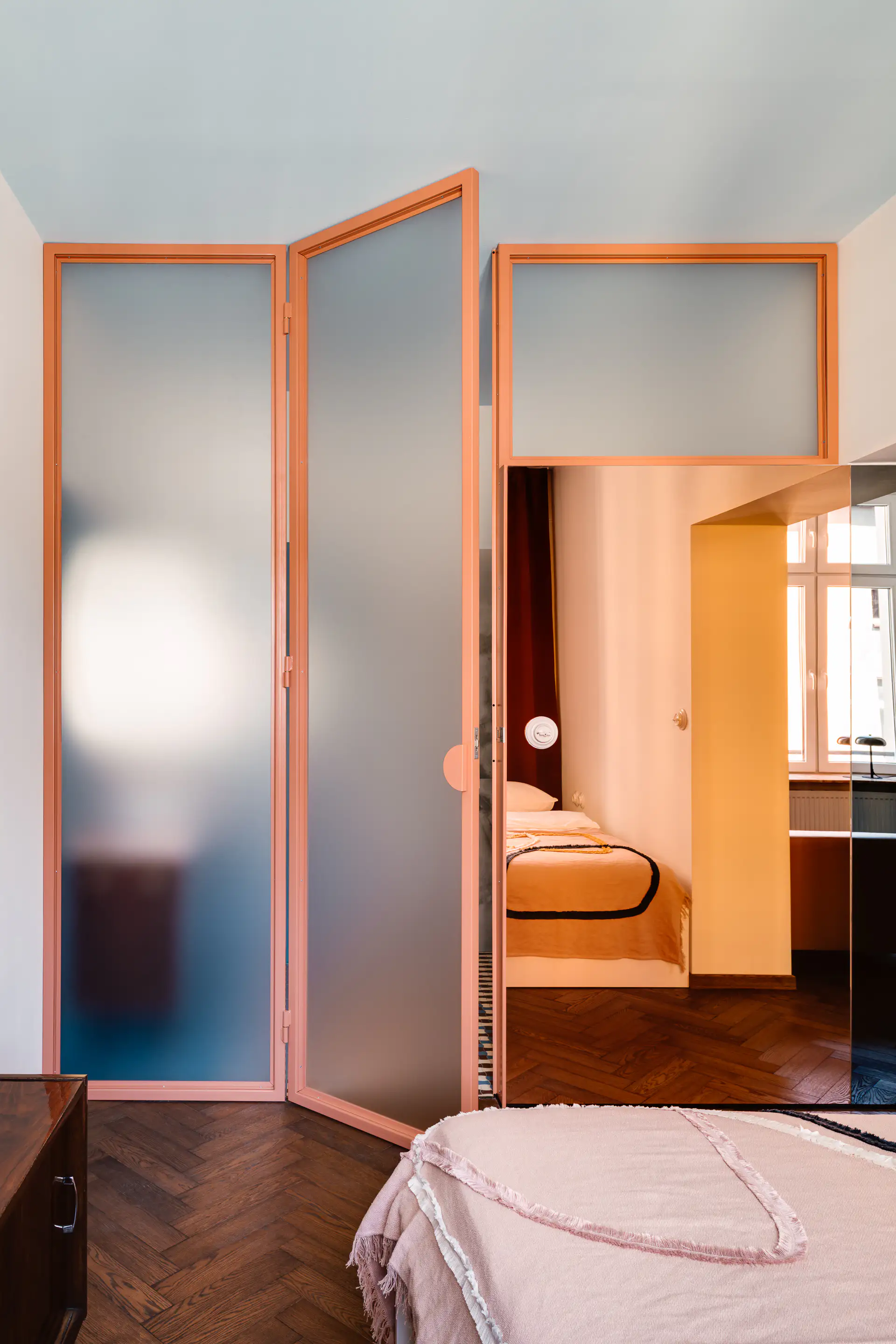 Photo 14 of 15 in Pastel Colors and Vintage Furnishings Rule in This ...