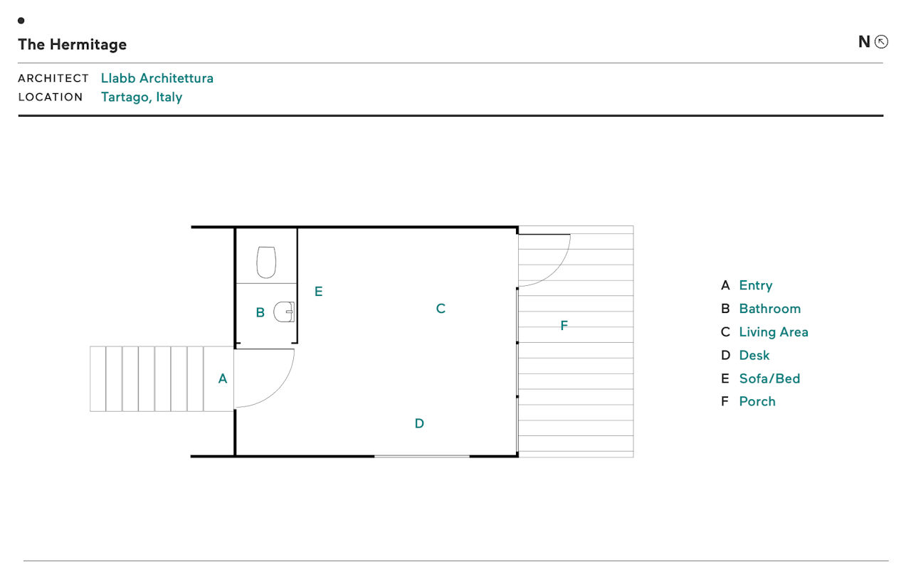 Photo 13 of 13 in A Tiny Off-Grid Cabin in Remote Italy Is as Easy to ...
