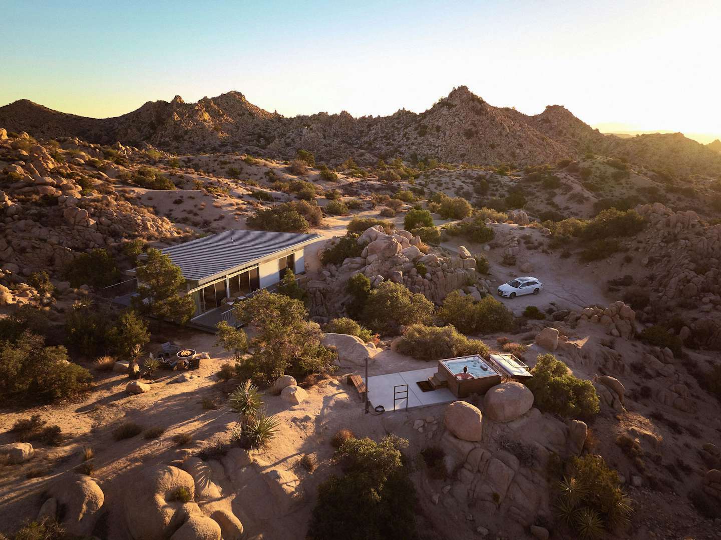 A Prefab Home Takes Shape Among the Boulders of Yucca Valley - Dwell