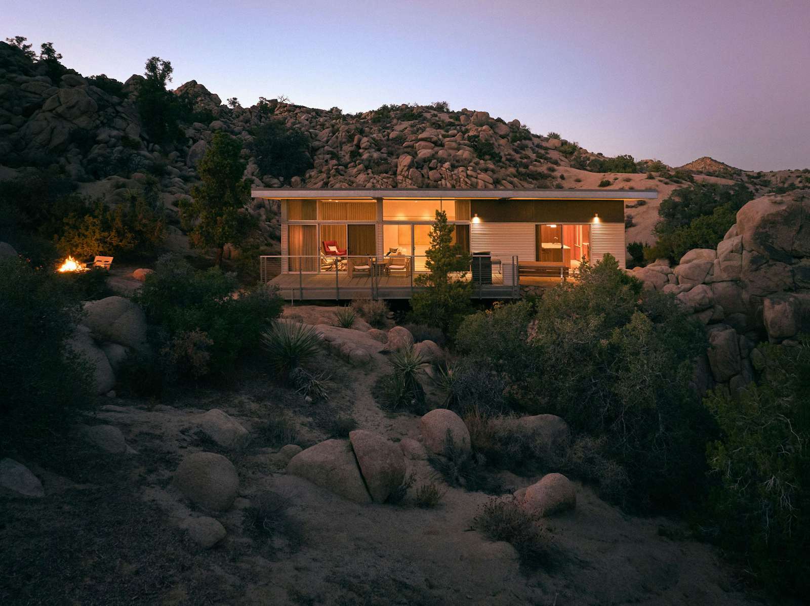 A Prefab Home Takes Shape Among the Boulders of Yucca Valley - Dwell