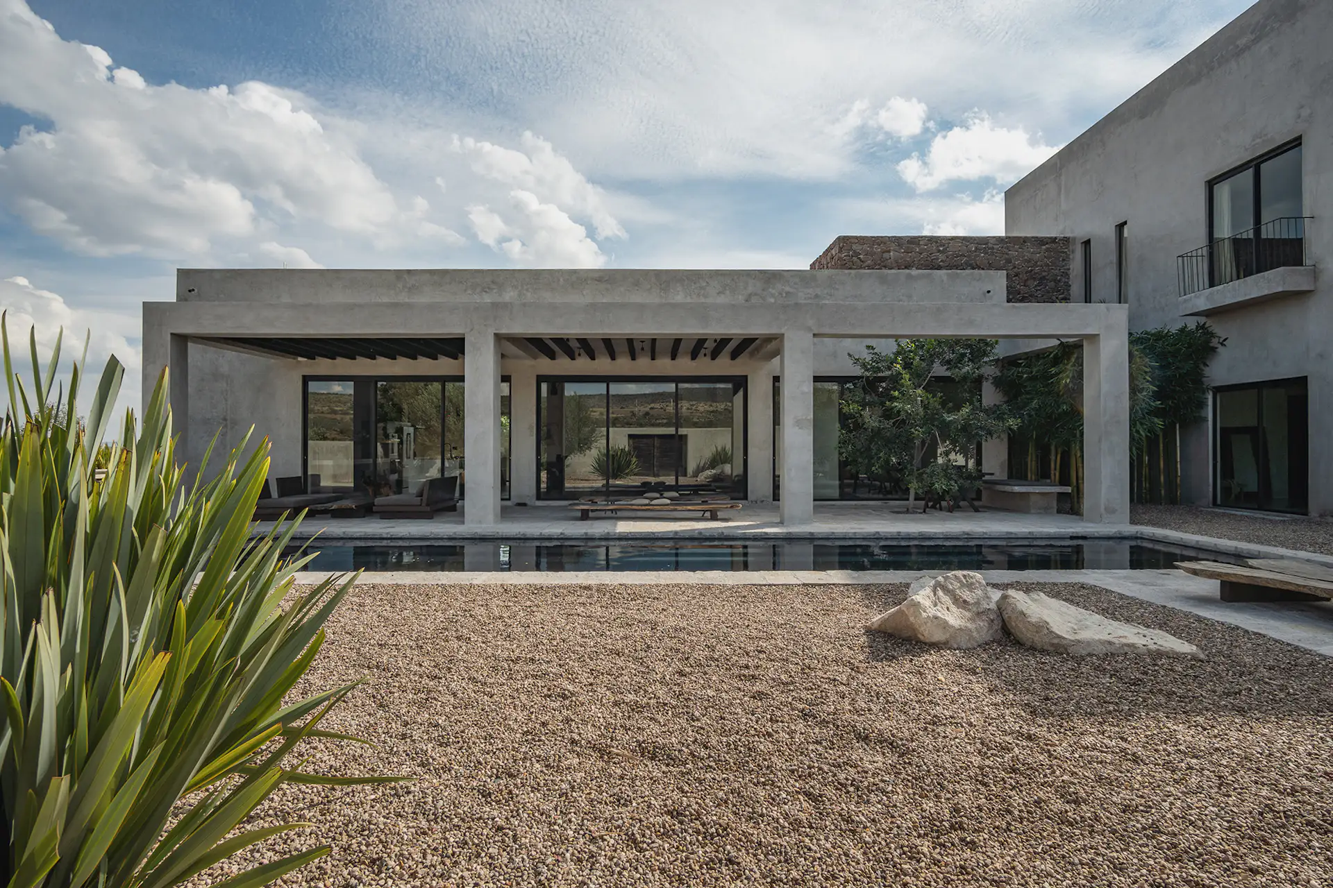 Photo 8 of 10 in Concrete Is King in This Monumental Home That Just Hit ...