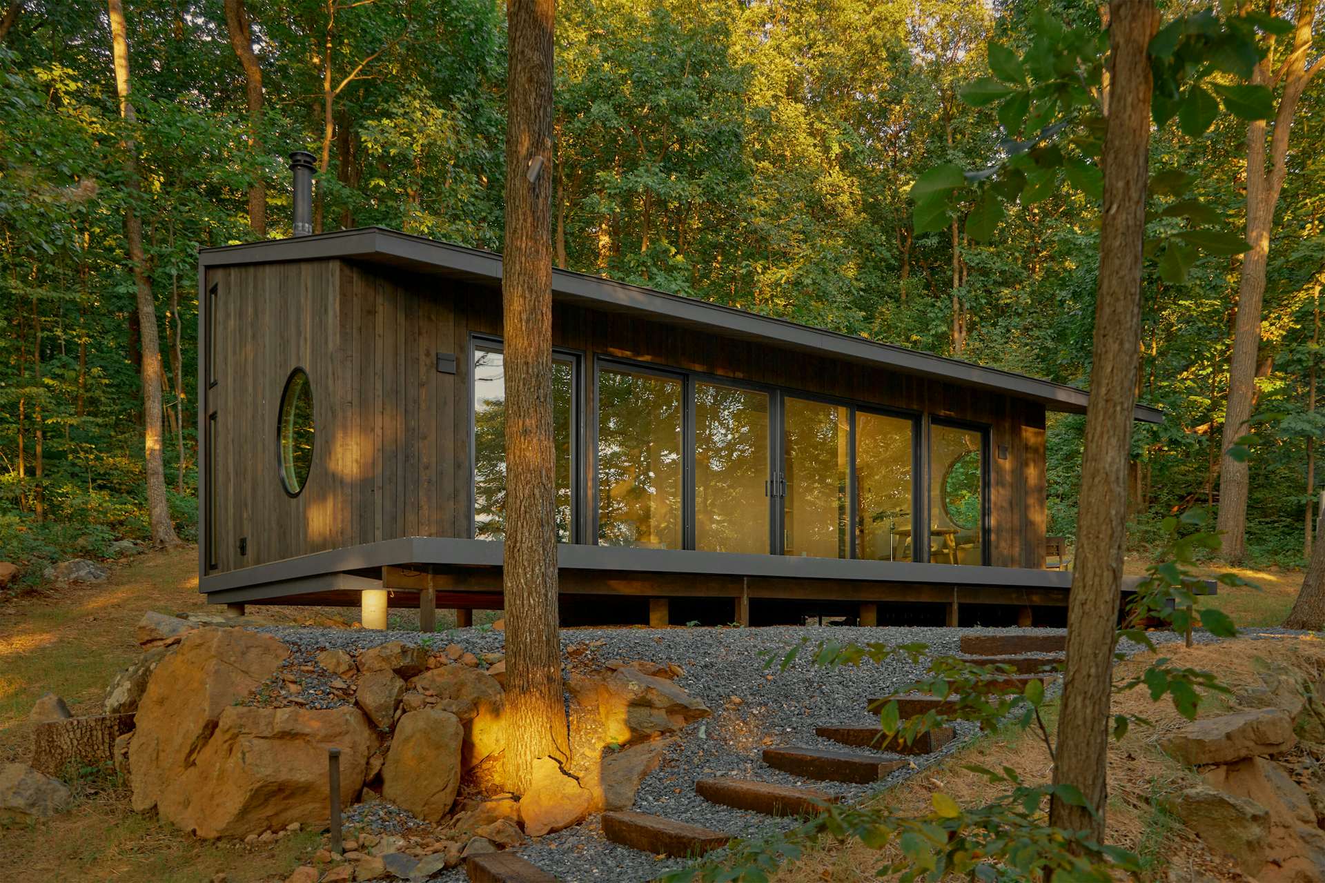 Photo 3 of 13 in A Couple Build a Cabin in the Blue Ridge Mountains for ...