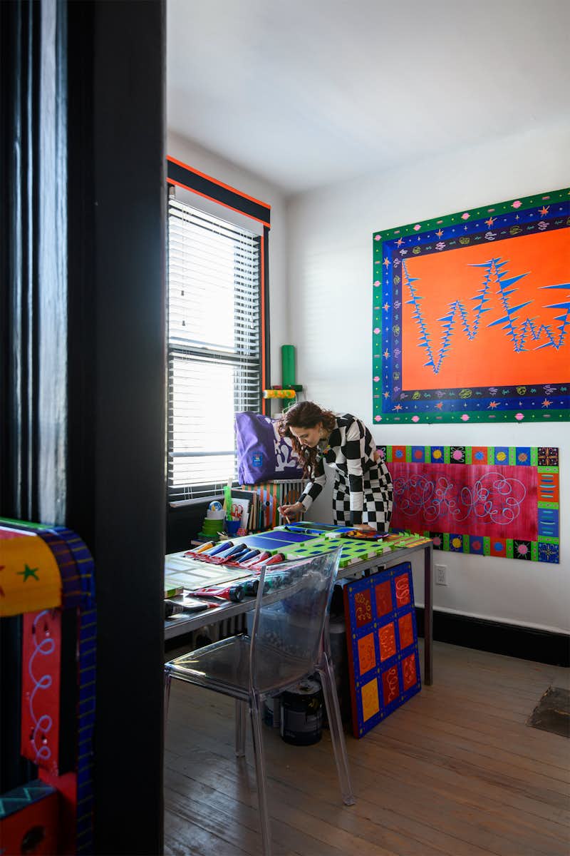 Photo 11 of 13 in Rental Revamp: A Brooklyn Artist Infuses 1,000 Square ...