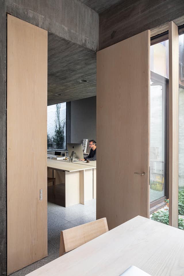 Photo 5 of 16 in In Brussels, an Architect’s Copper-Clad House Makes ...