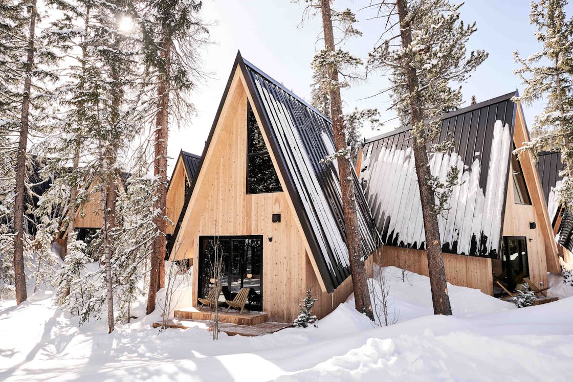 One Night in a Colorado A-Frame Village Inspired by 1970s Ski Style - Dwell