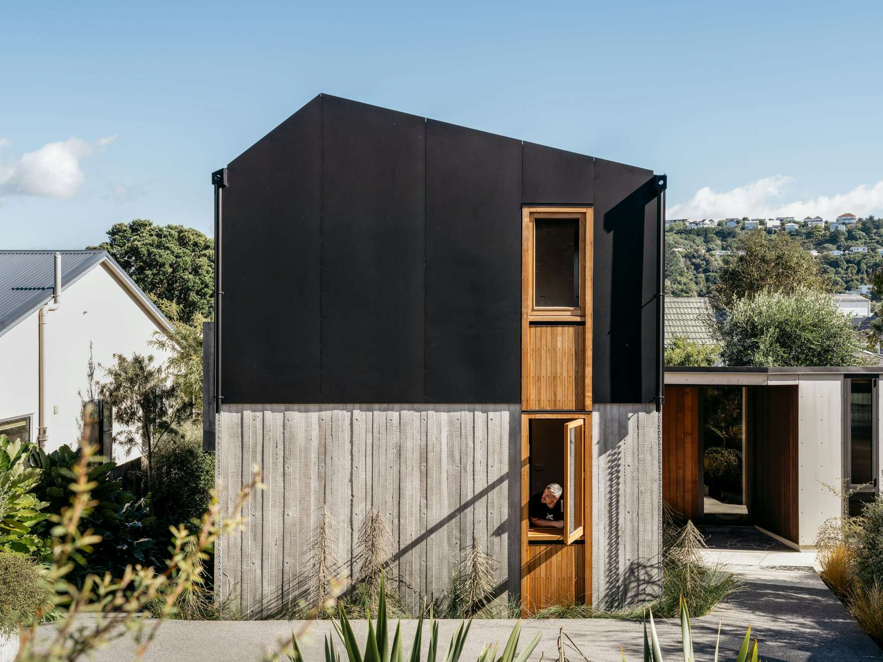 Photo 15 of 15 in A Bunker-Like Typography Studio Springs Up Beside a ...