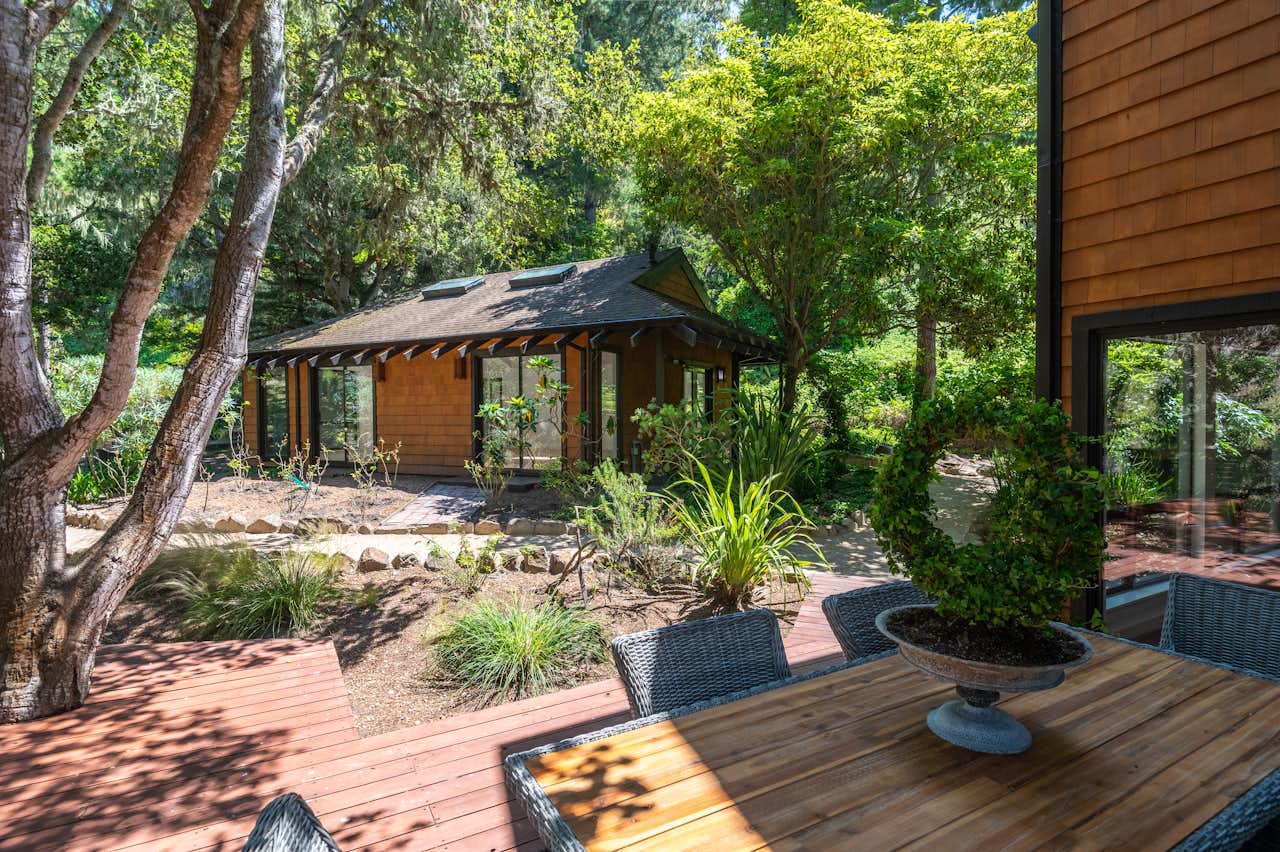 Photo 8 of 10 in This $5.7M Cabin-Like Carmel Home Comes With a Slice ...