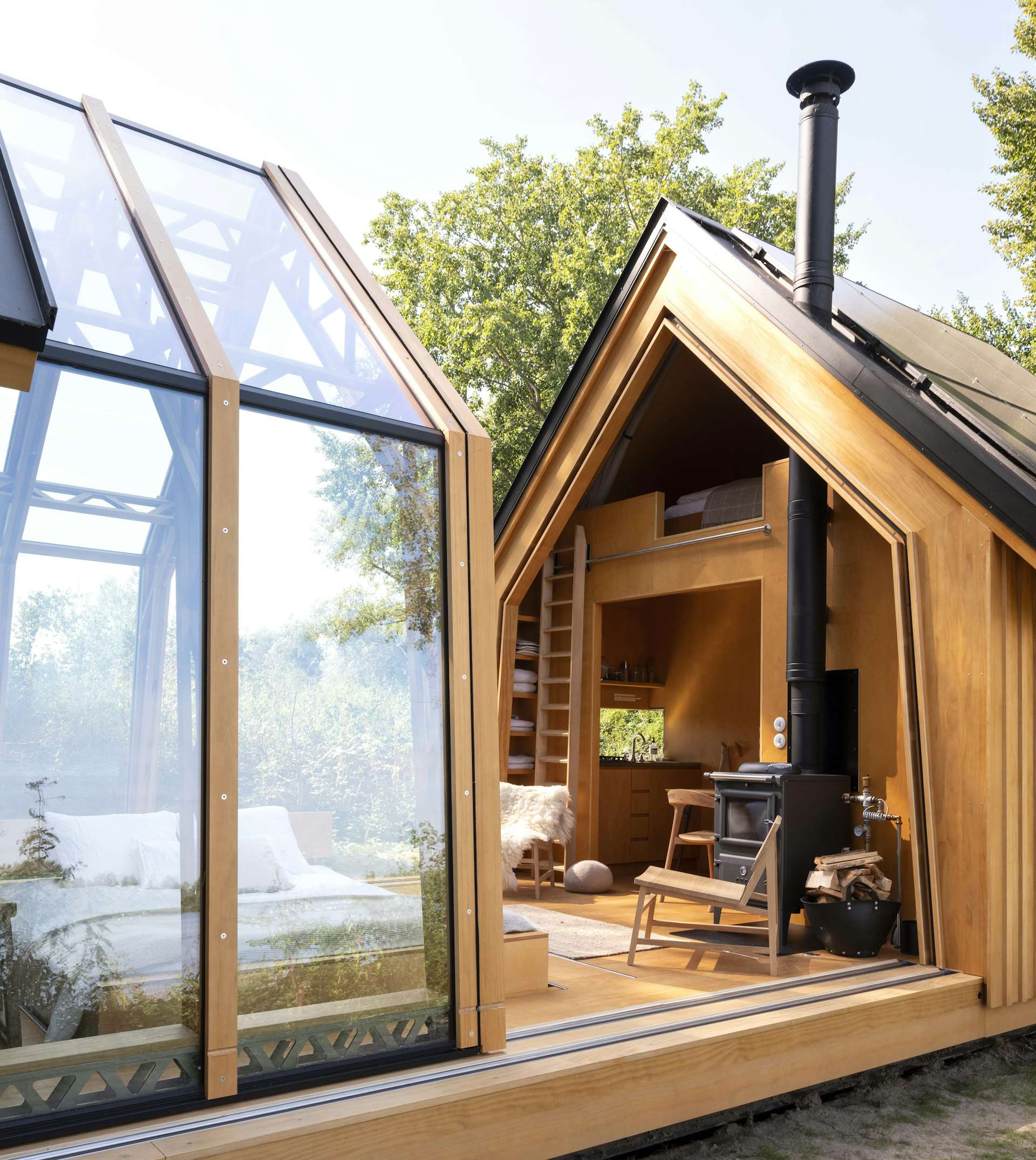 Photo 2 of 9 in This Slide-Open Prefab Was Designed to Set Your Brain ...