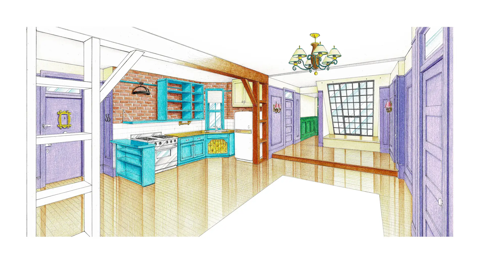 Photo 9 of 9 in What the Floor Plans for Famous Sitcom Homes Might’ve ...