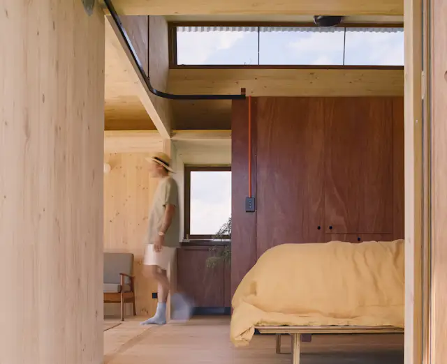 Photo 6 of 11 in Dimensions X Is Building Prefab Cabins Made Almost ...