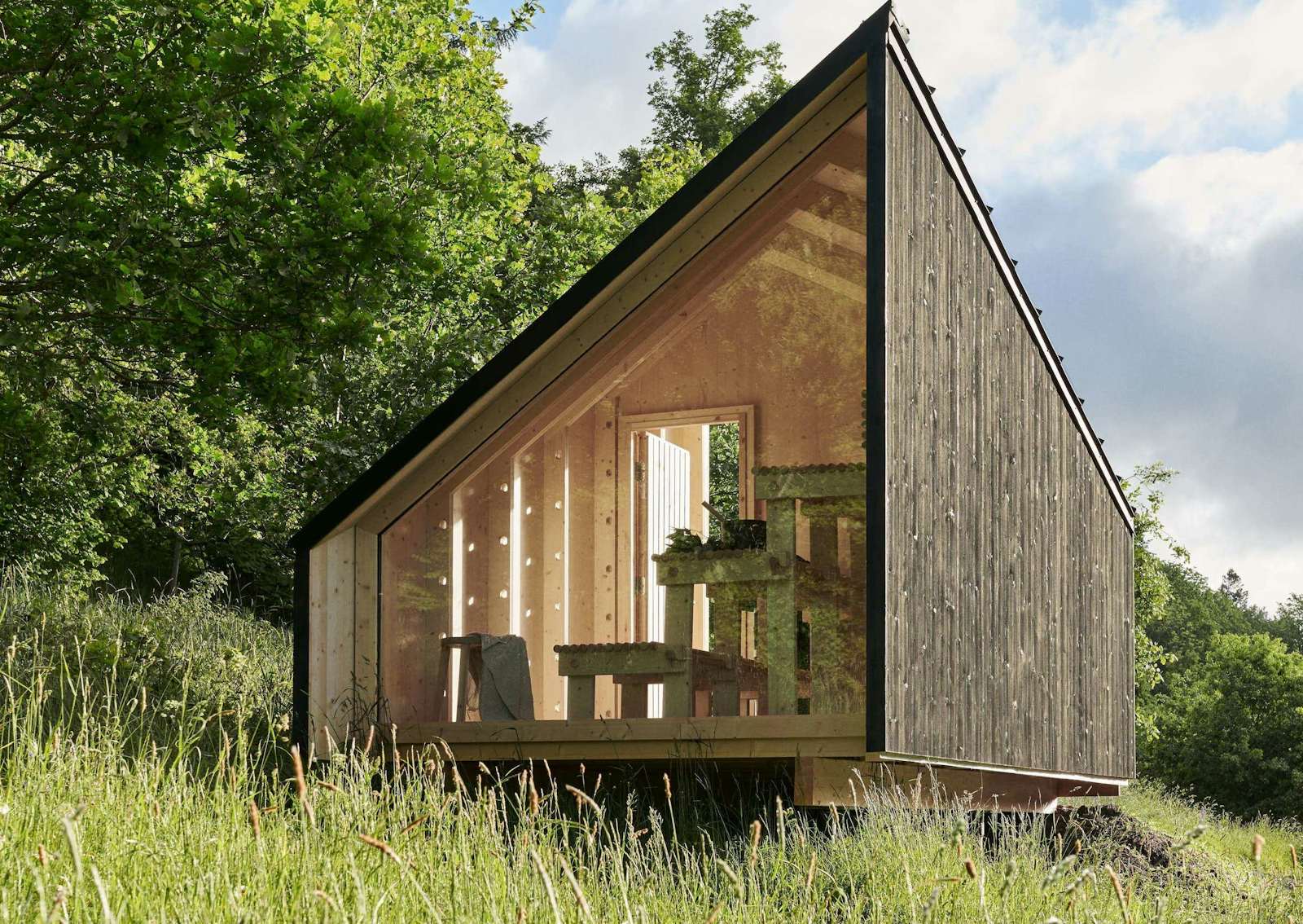 Photo 1 of 10 in These $31K Micro Cabins Are Light Enough to Be Dropped ...