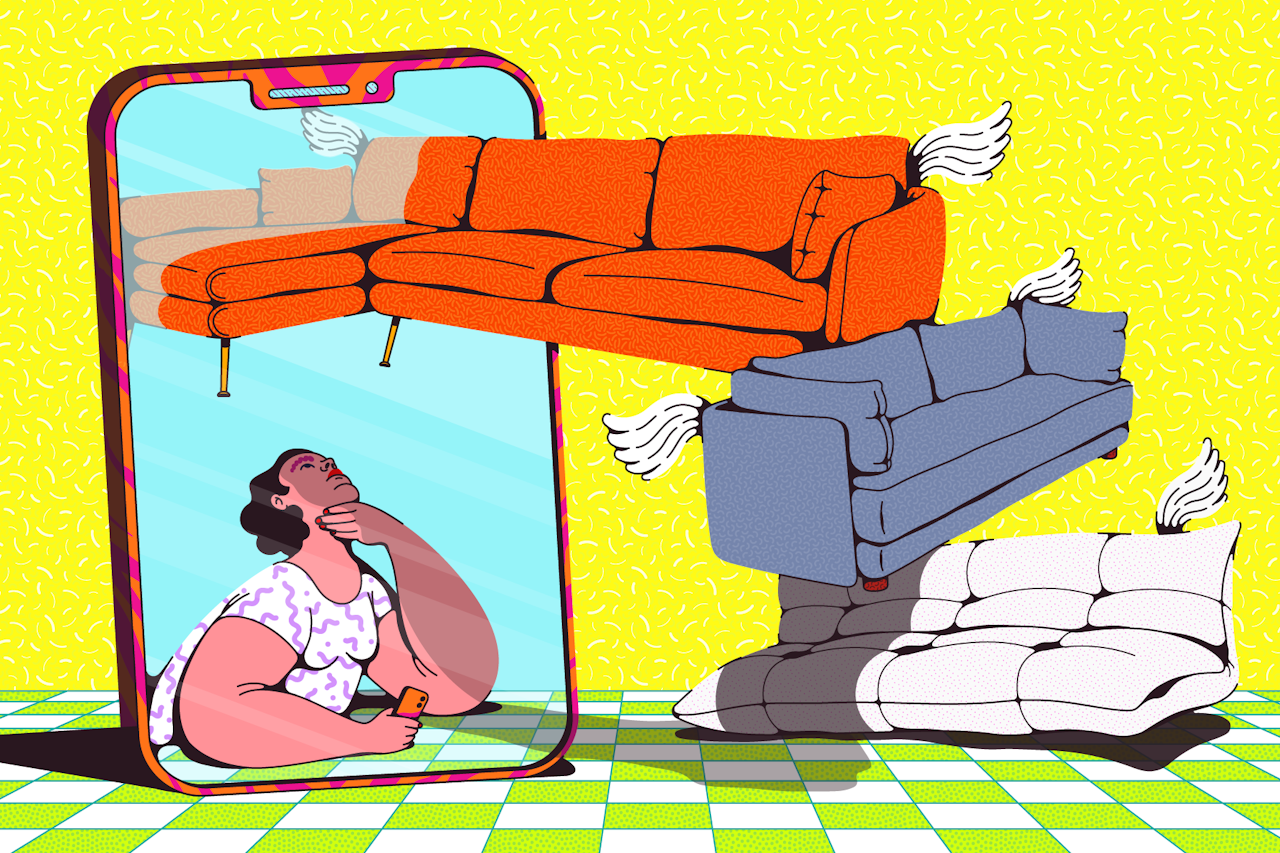 My Exasperating Odyssey to Find the Perfect (Not Gray) Couch(es) - Dwell