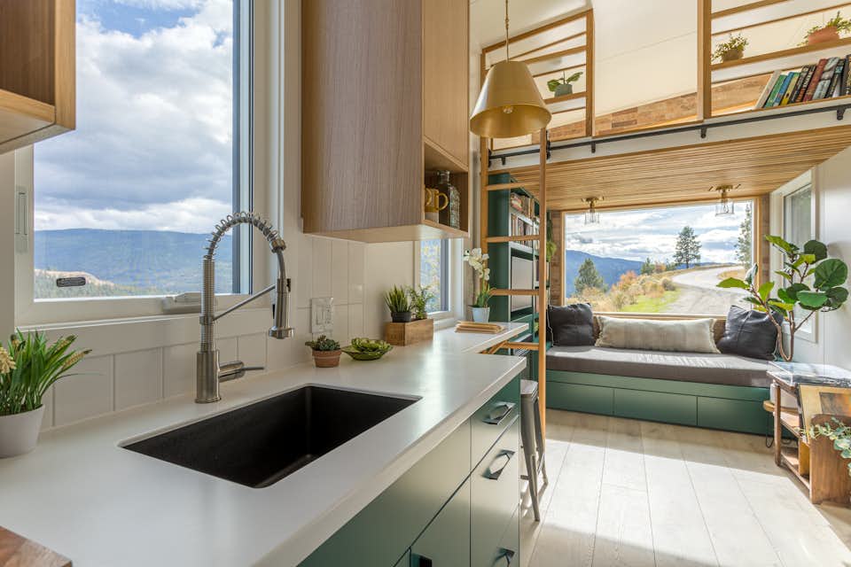 Photo 6 of 10 in Got a Wild Idea for a Remote Cabin? Summit Tiny Homes Will (Likely) Entertain ...