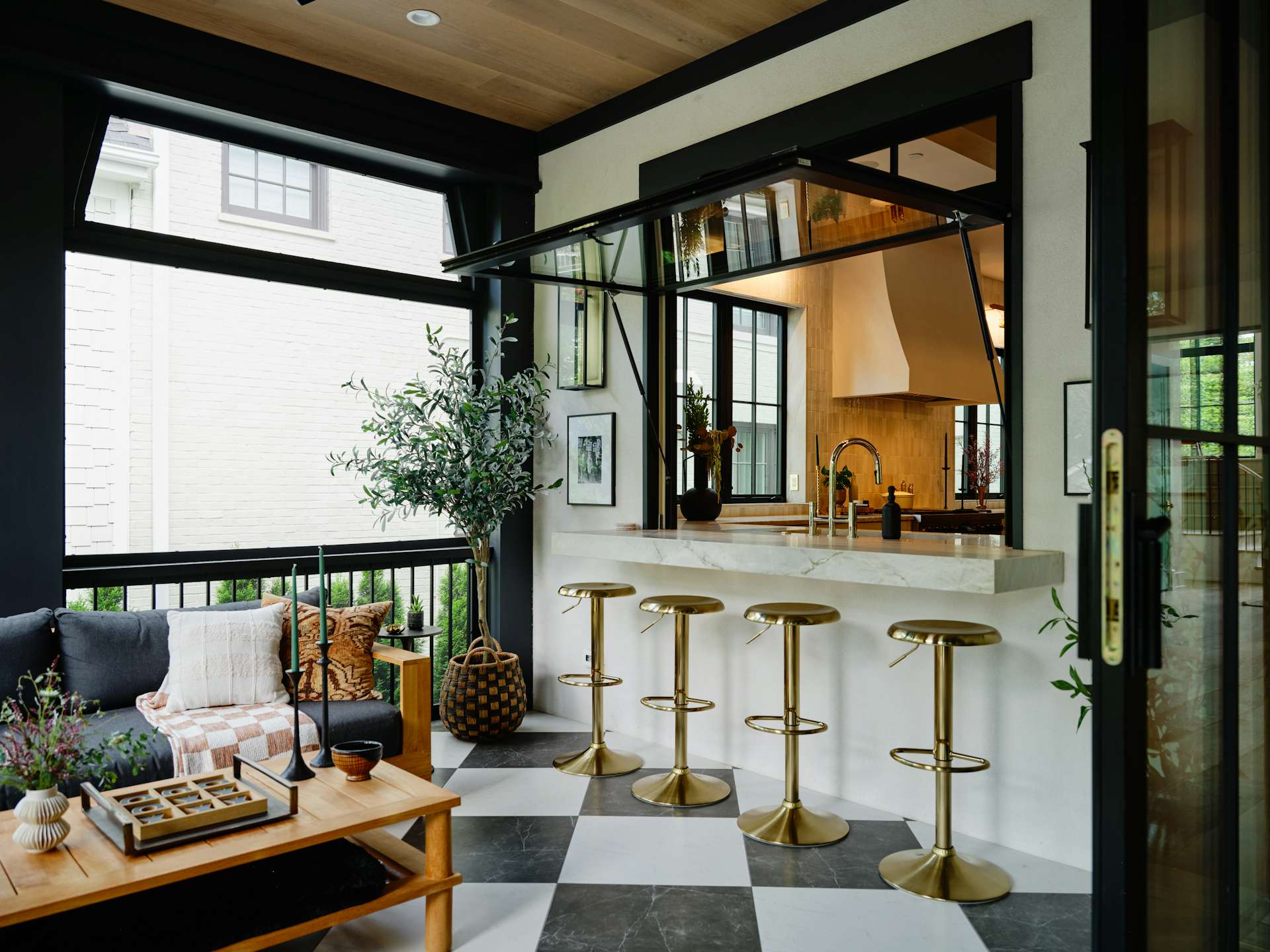 This Home’s Whole Design Hinged on a Servery Window - Dwell