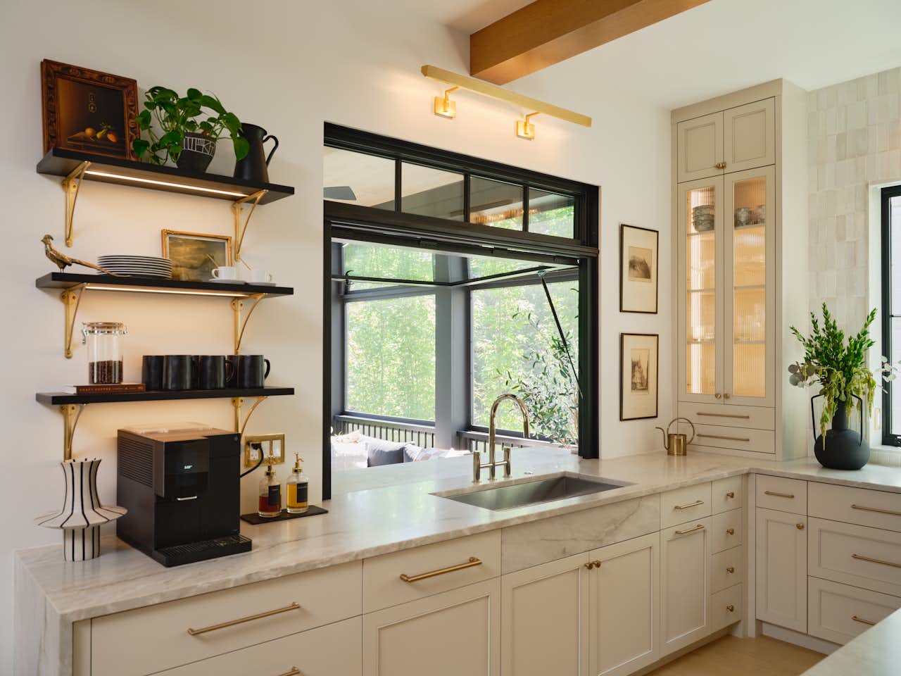 Photo 5 of 13 in This Home’s Whole Design Hinged on a Servery Window ...