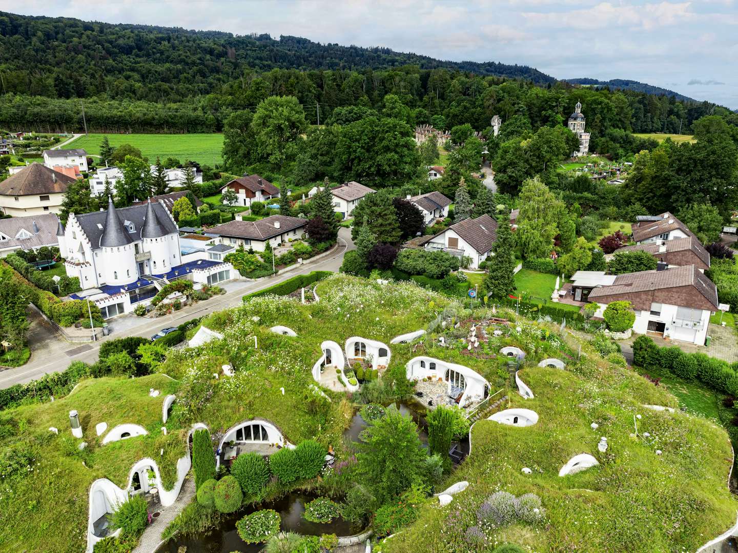 Photo 1 of 10 in The Grass Is Always Greener on This $3.4M Earth Home ...