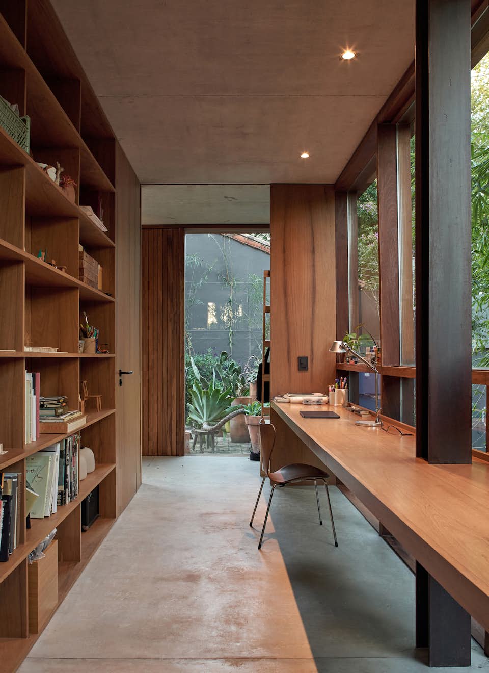Photo 8 of 17 in Construction Diary: An Architect’s Home Overflows With Greenery—With No White ...