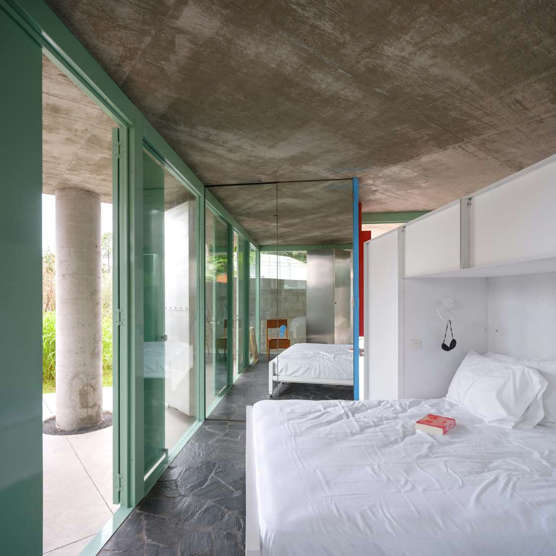 Photo 5 of 11 in Pops of Color and a Concrete Cube Make This Argentina ...