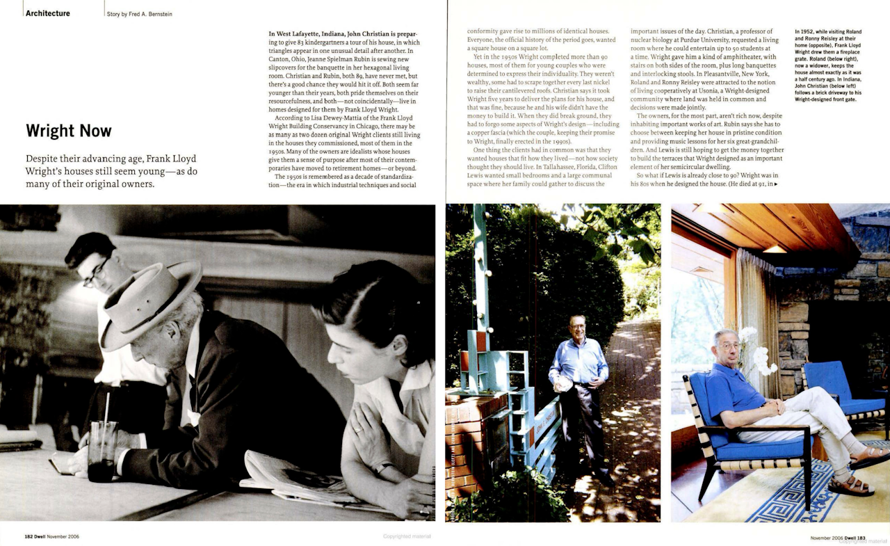 Photo 3 of 4 in From the Archive: When Frank Lloyd Wright Designs Your ...