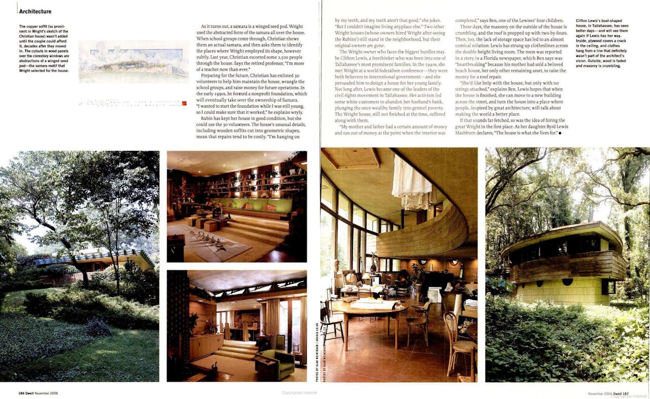 Photo 3 of 4 in From the Archive: When Frank Lloyd Wright Designs Your Home, You Never Want to ...