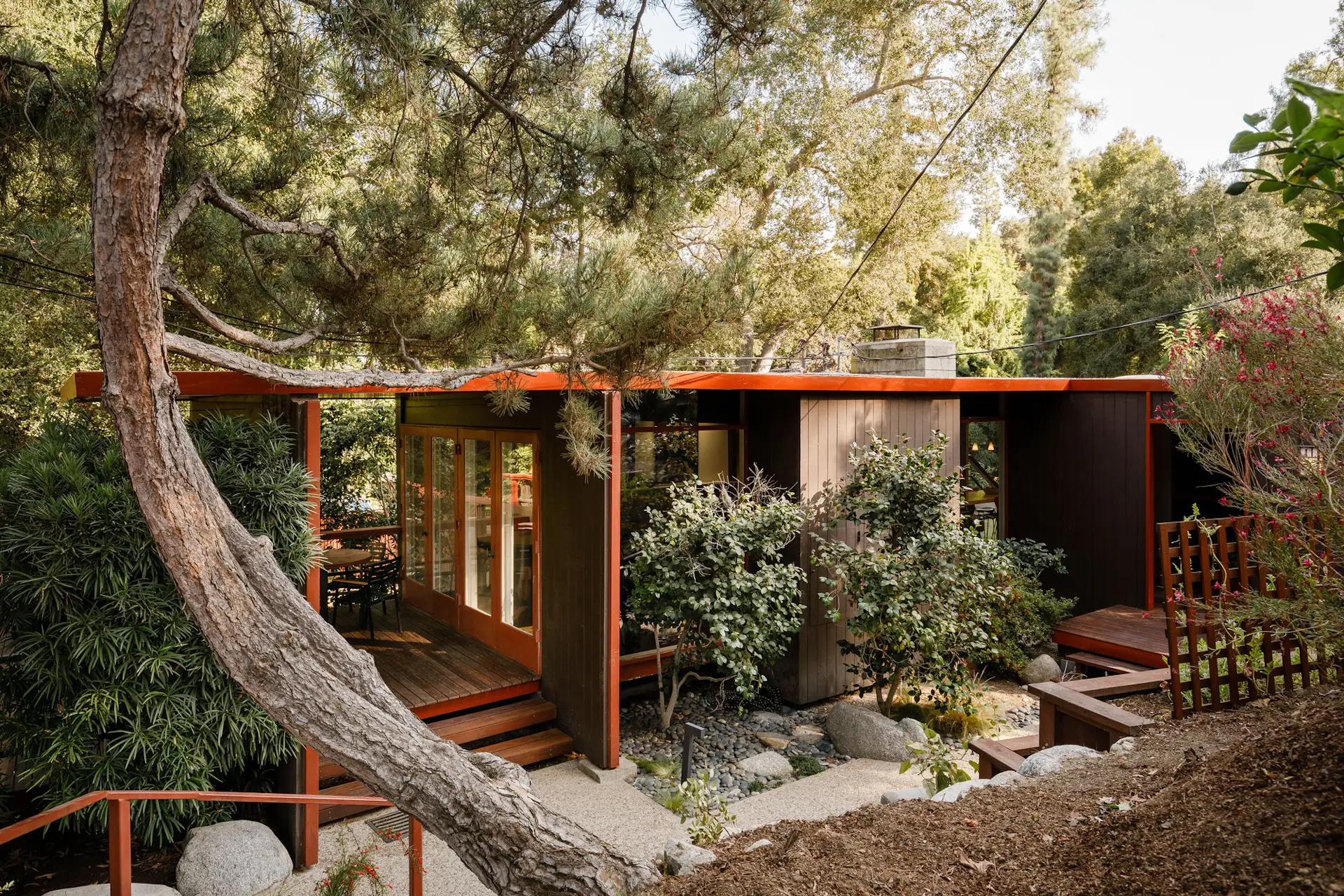 Photo 1 of 15 in This $2.75M Pasadena Midcentury Is Perched Above a ...