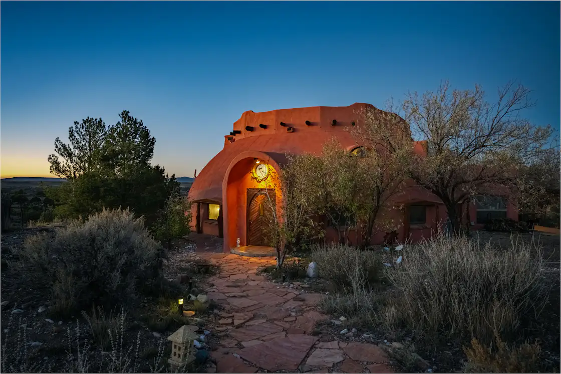 Photo 2 of 16 in This $1.6M Dome Home Near Taos Is Out of This World ...