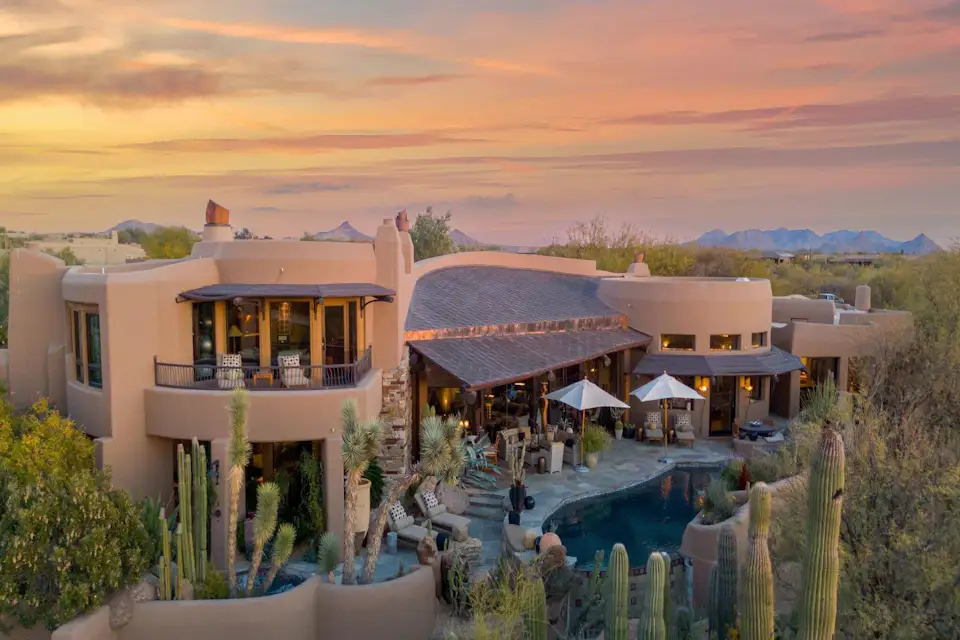 Photo 2 of 16 in Cacti Surround This $4.5M Compound in the Arizona ...
