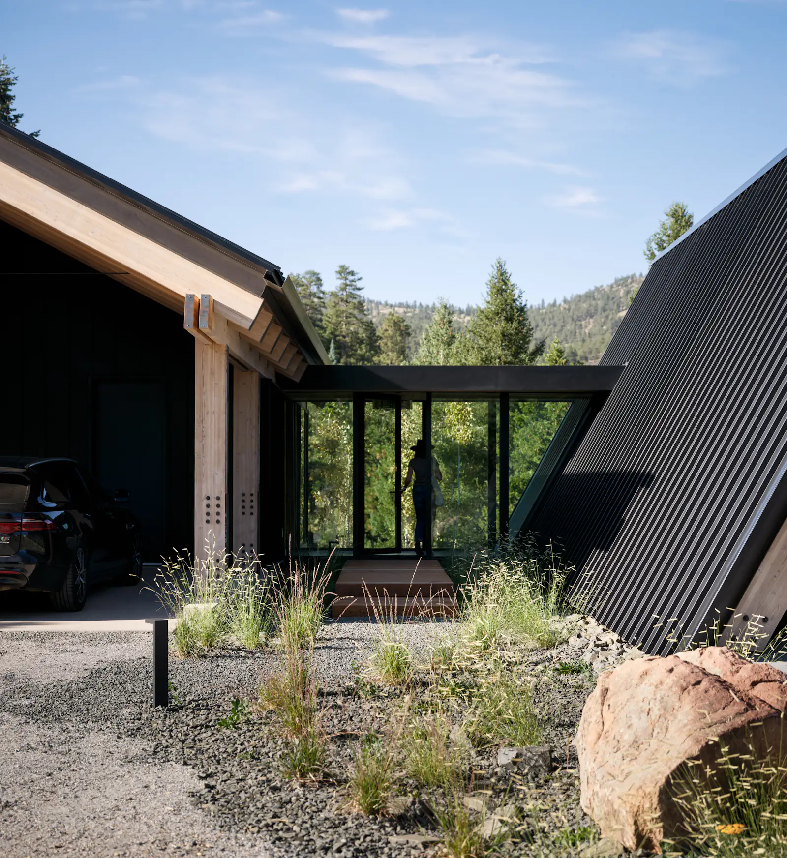 Photo 6 of 18 in Three Tilting A-Frames Form a Net-Zero Mountain ...