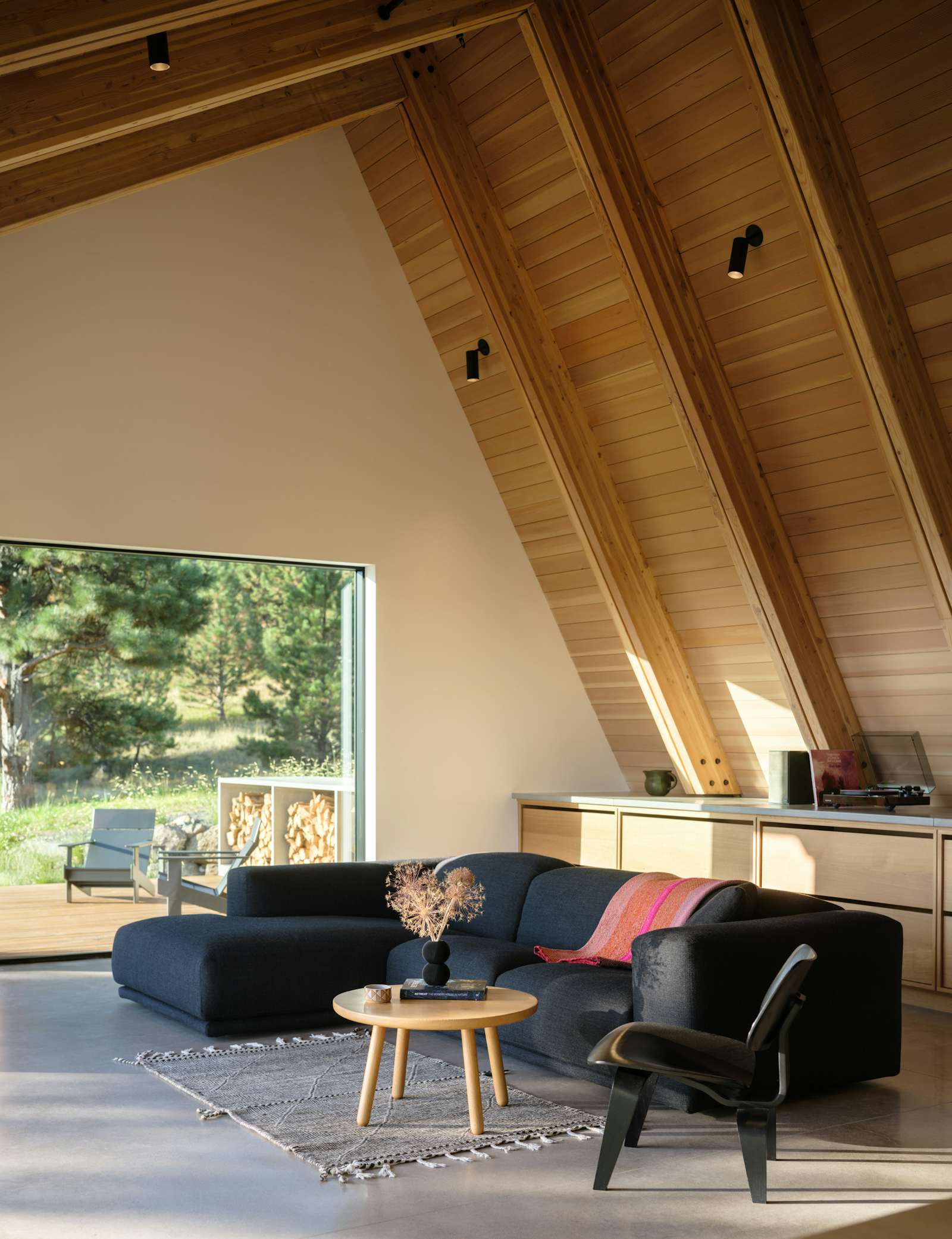 Photo 8 of 18 in Three Tilting A-Frames Form a Net-Zero Mountain ...