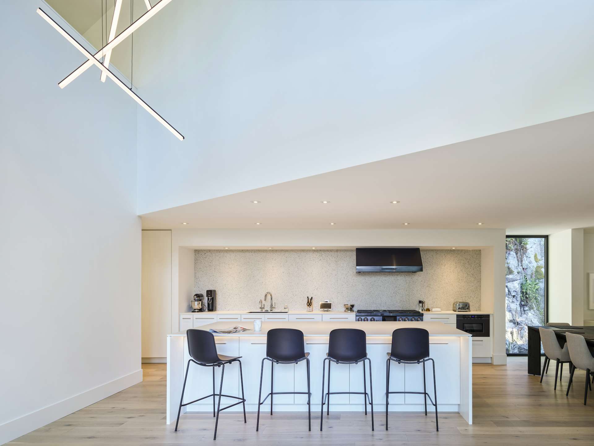 Photo 6 of 7 in This V-Shaped House’s Front Courtyard Opens Up to the ...