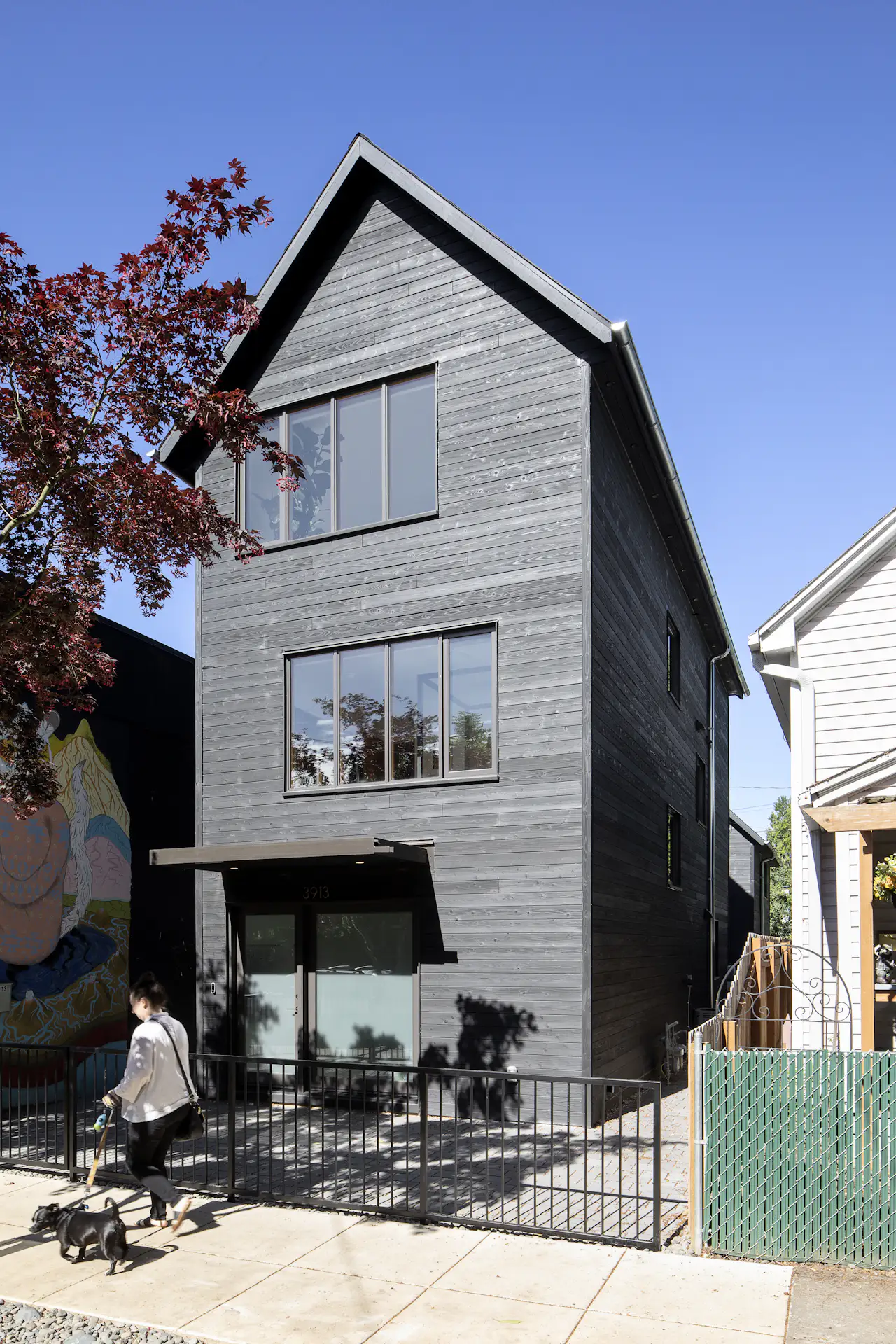Photo 1 of 5 in A Tall, Skinny Home Makes the Most of a Narrow Lot in ...