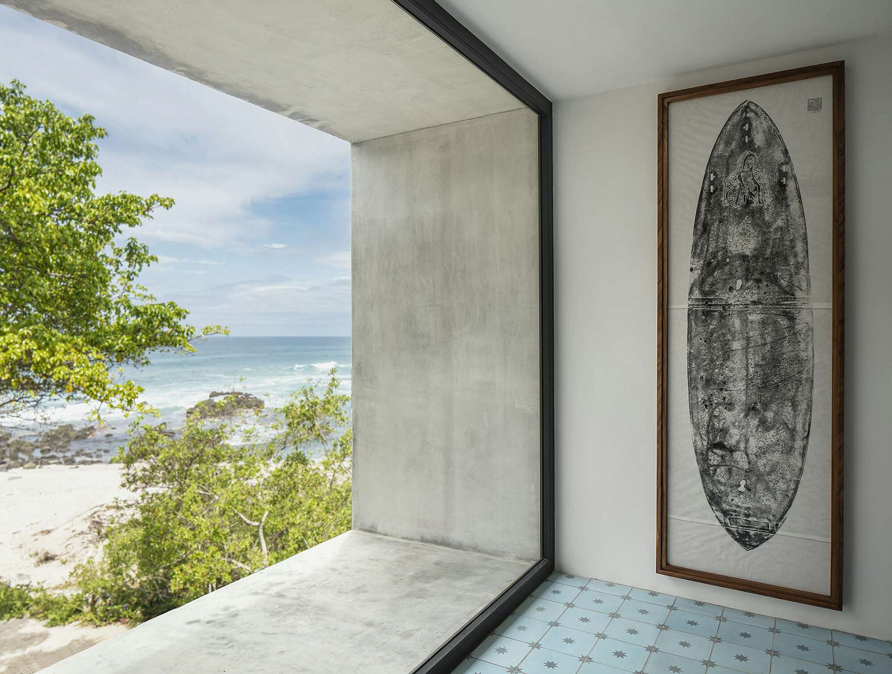 Photo 9 of 11 in A Concrete Beach House in Mexico Opens a Portal to ...
