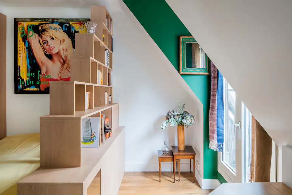 Photo 7 of 15 in Before & After: This Hip Parisian Apartment Makes the ...