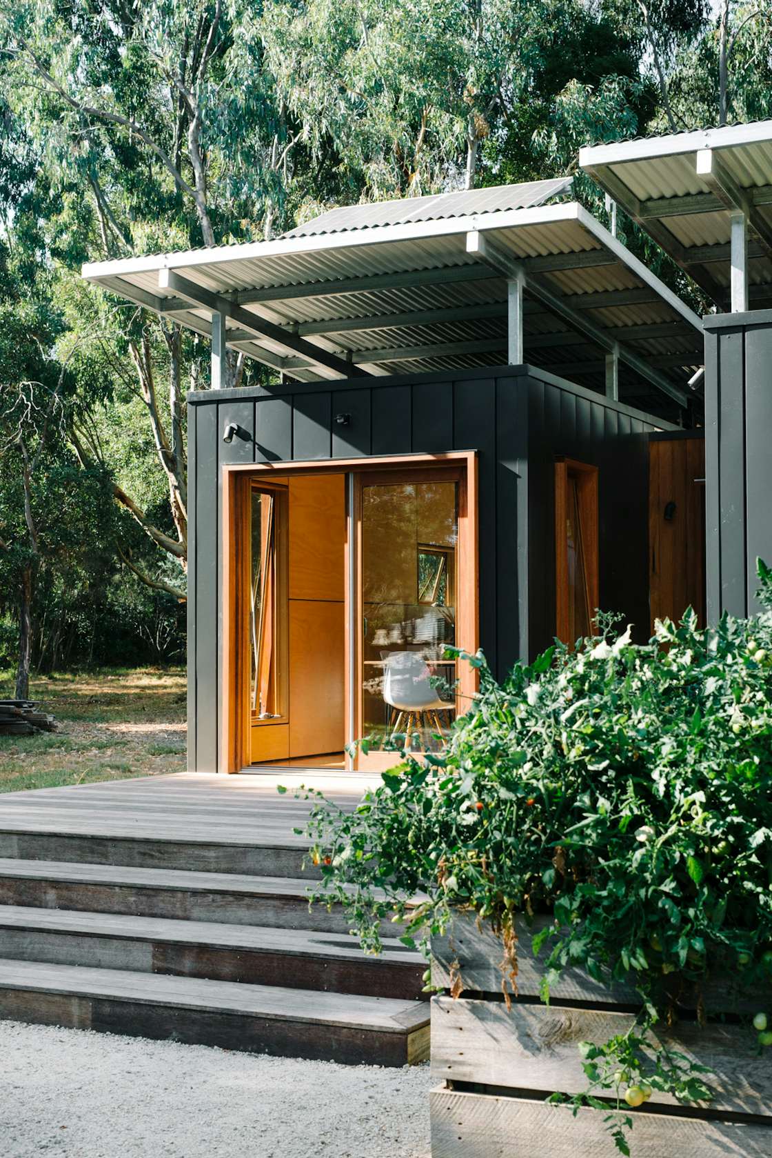 Photo 2 of 12 in Three Shipping Containers Form a Tiny, Eco-Friendly ...