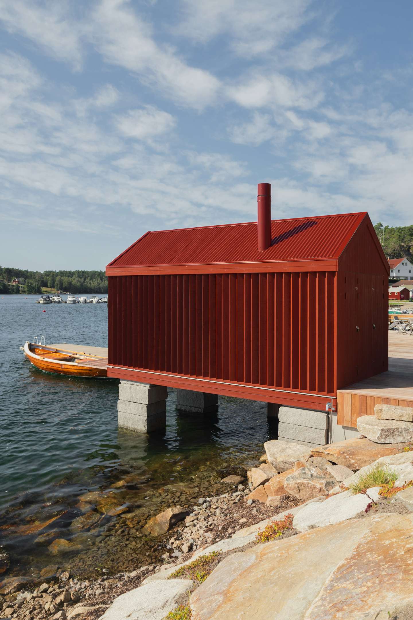 Photo 1 of 9 in This Tiny Boathouse in Norway Is a Private Retreat in ...