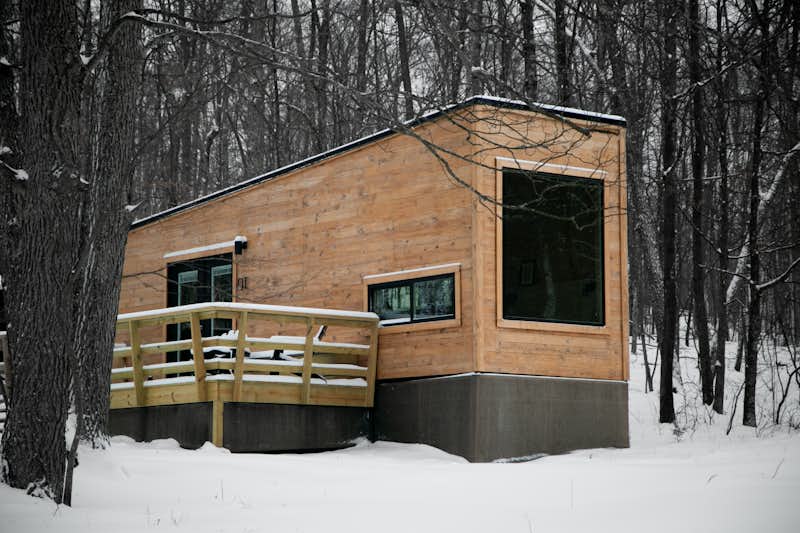This $225-a-Night Tiny Cabin in Upstate NY Was Built Entirely for ...