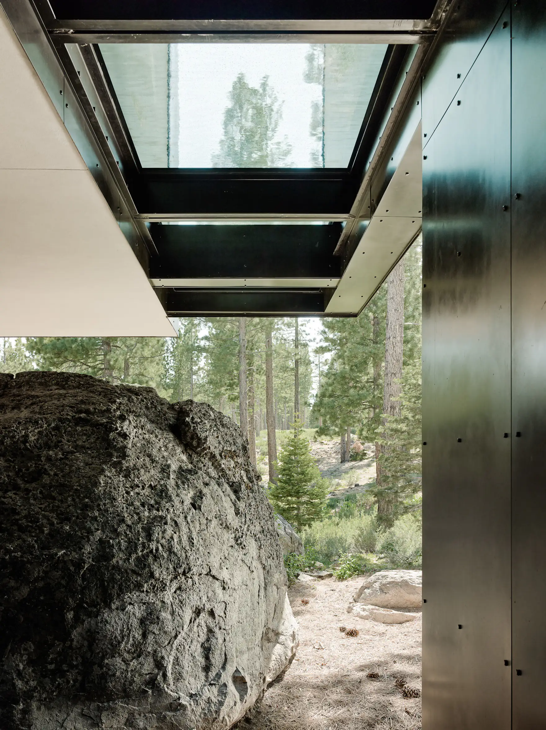 This Concrete Abode Stretches Over Giant Boulders - Dwell